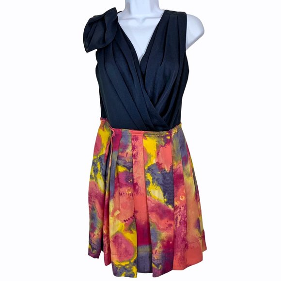 RACHEAL Rachel Roy | Dresses | Rachel Rachel Roy Multi Color Abstract ...